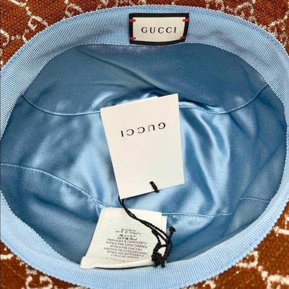 Gucci | Accessories | Gucci New With Tags Gg Logo Monogrammed Brown ...